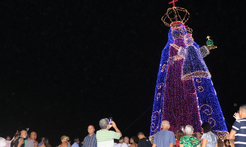 Nossa Senhora iluminada será acesa sábado em três locais | Tribuna ...