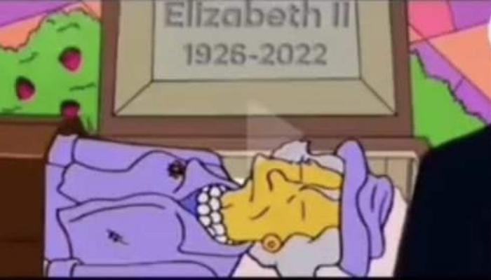 Desenho 'Os Simpsons' previu a morte da Rainha Elizabeth II em 2022 ...