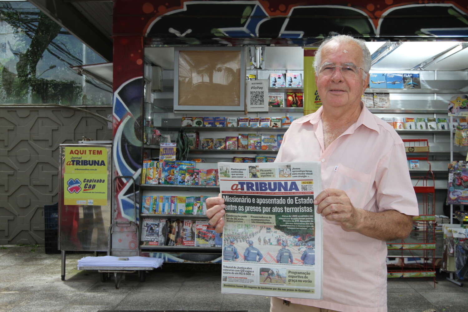 Tradição com venda de jornal e revistas há 30 anos | Tribuna Online ...
