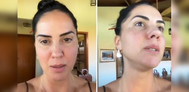 Graciele Lacerda chora ao se despedir de Zezé Di Camargo | Tribuna Online | Seu portal de Notícias