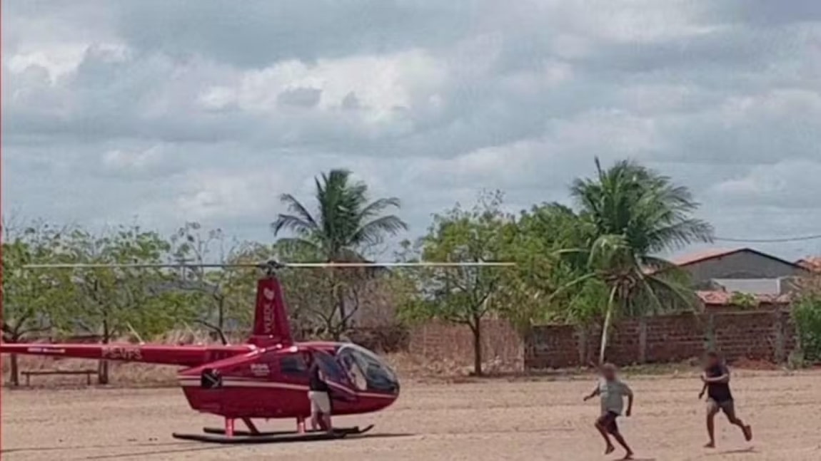 Passageiros de helicóptero são assaltados após pouso de emergência no Ceará | Tribuna Online ...