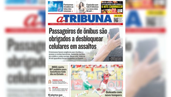 Confira os destaques do Jornal A Tribuna desta quinta-feira | Tribuna ...