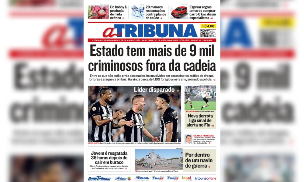 Confira os destaques do Jornal A Tribuna desta segunda-feira | Tribuna ...