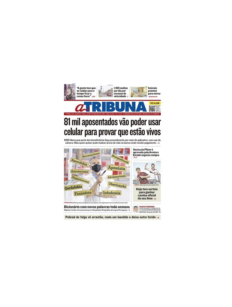 Clique aqui e veja os destaques do jornal A Tribuna desta quarta ...